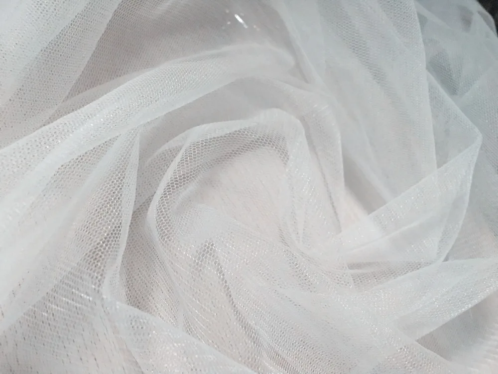snow-white-160cm-wide-2meters-lot-soft-fine-mesh-tulle-net-grid-gauze ...
