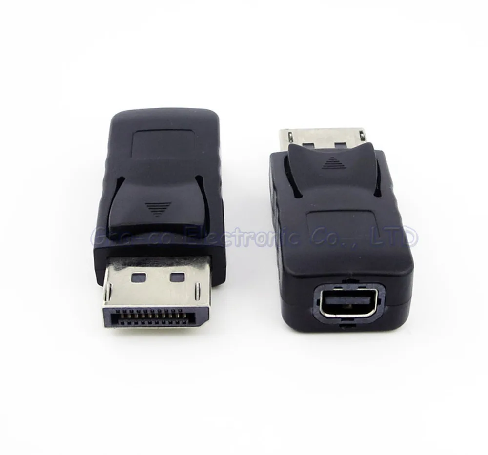 2pcs/lot DP male to MINI DP female connector Connect to the DisplayPort ...