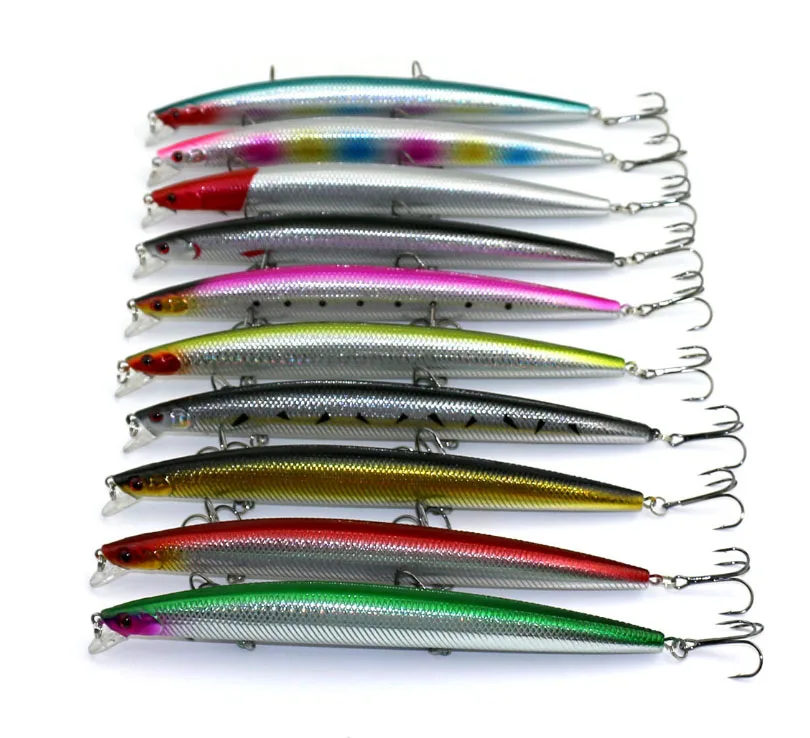 10Pcs-Big-Size-Minnow-Fishing-Bait-18cm-26g-Swimbait-Minnow-Fish-Lure ...