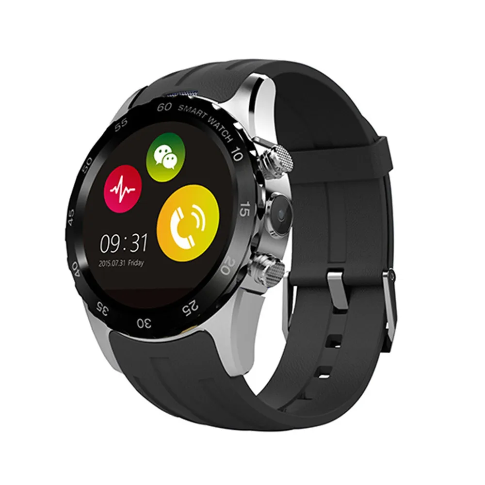 Fashion Bluetooth Smart Wrist Watch Phone KW08 Heart Rate Multi Color ...