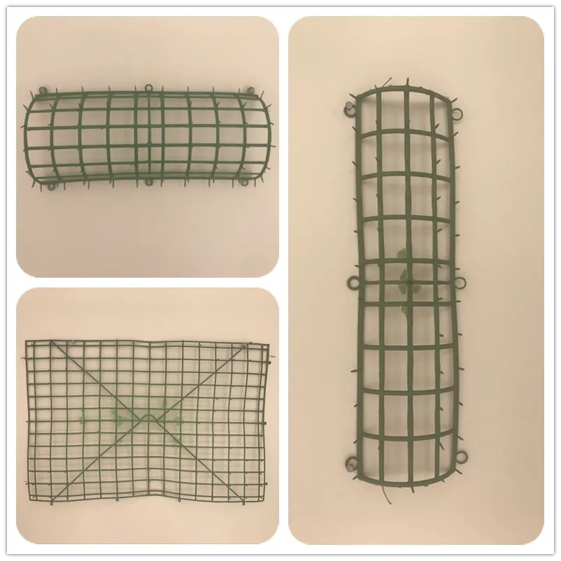 5pcs Row Of Flowers Shelf Flower Wall Road Showy Plastic Flower Bed ...