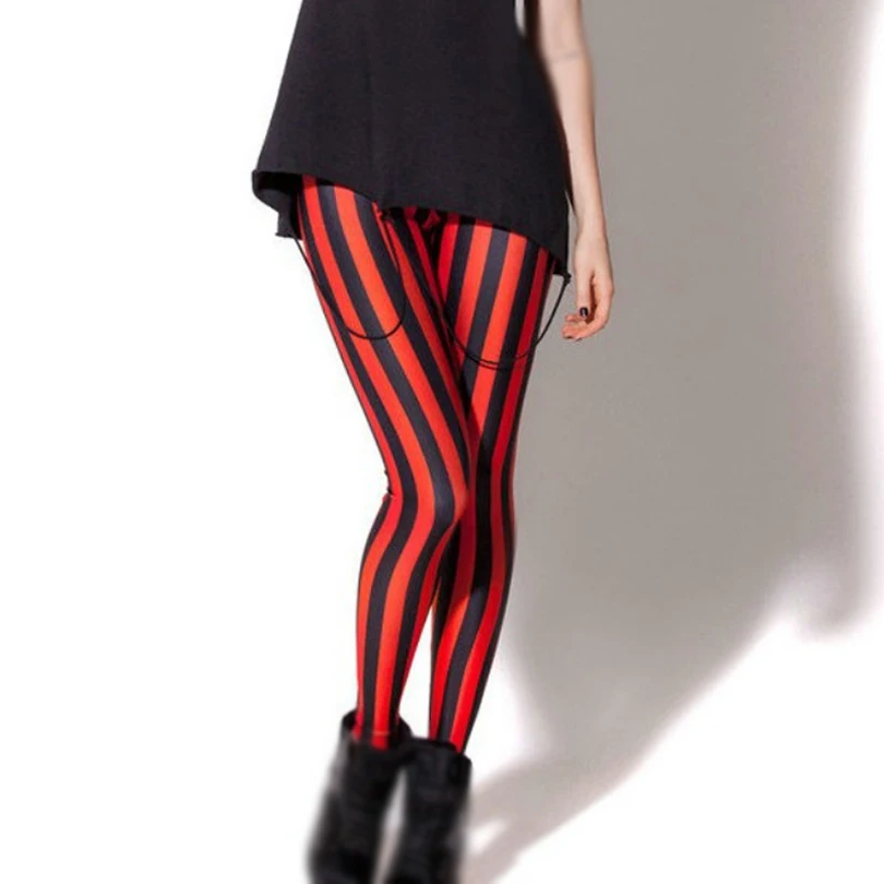Red And Yellow Striped Tights