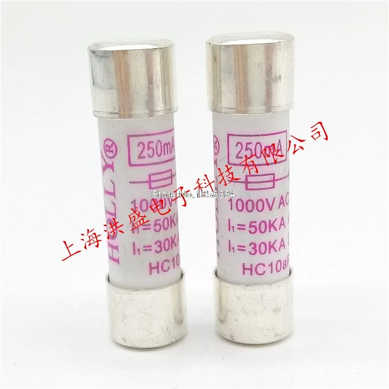 Kostenloser versand 5 teile/los Original Schnelle Sicherung 10X38 250MA ...