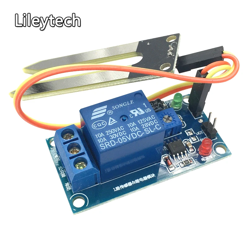 Soil Moisture Sensor 12V Relay Control Module DC 12V soil moisture ...