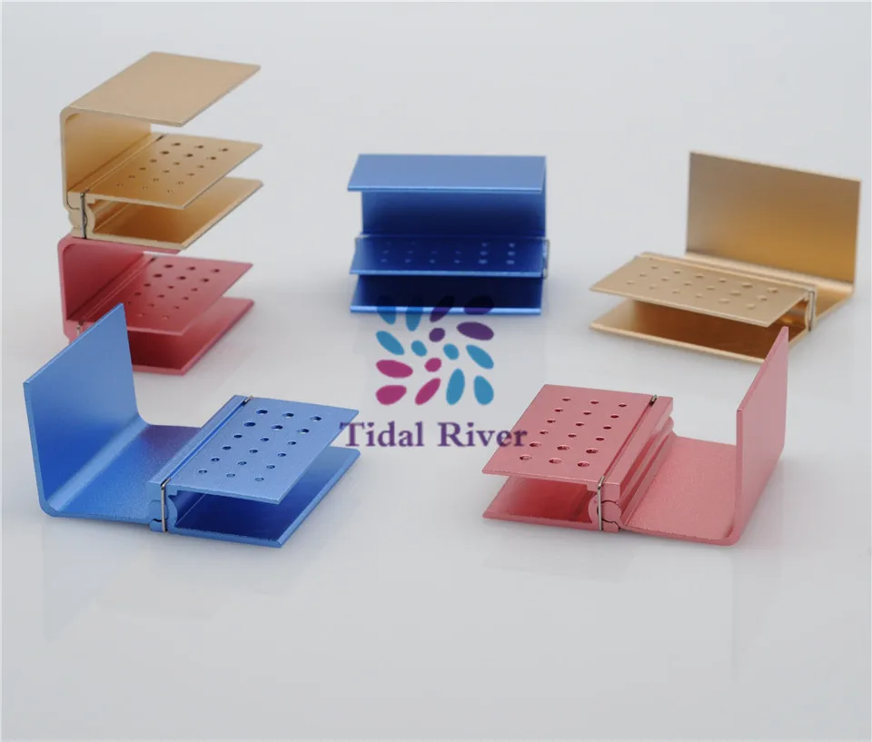 Dental Bur Cases Lab FG/RA Burs Holder Block Blocks High \ Low Speed ...