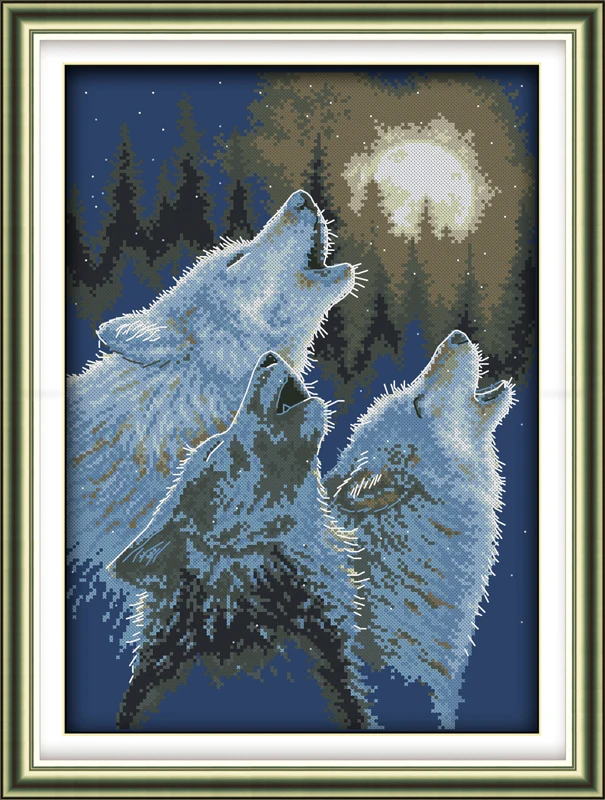 Shout-to-cross-stitch-kit-14ct-11ct-pre-stamped-canvas-embroidery-DIY ...