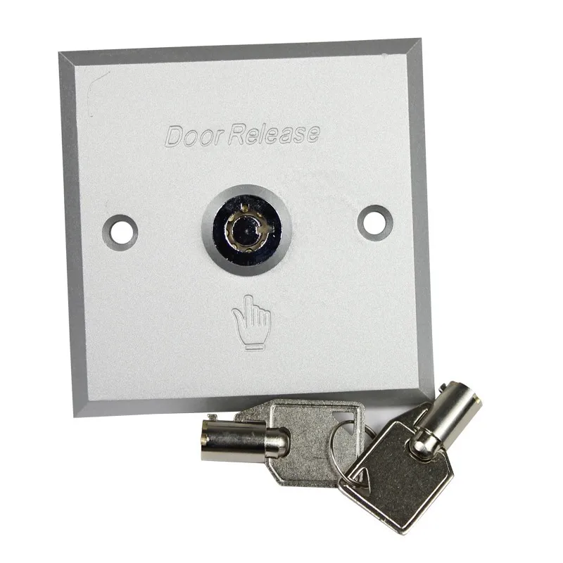 Aluminium alloy emergency switch lock with key door access control system exit push button door ...
