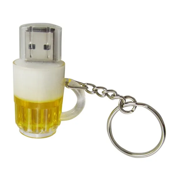 Mini pendrive usb de copo de cerveja, pendrive de 64gb, com memória ...