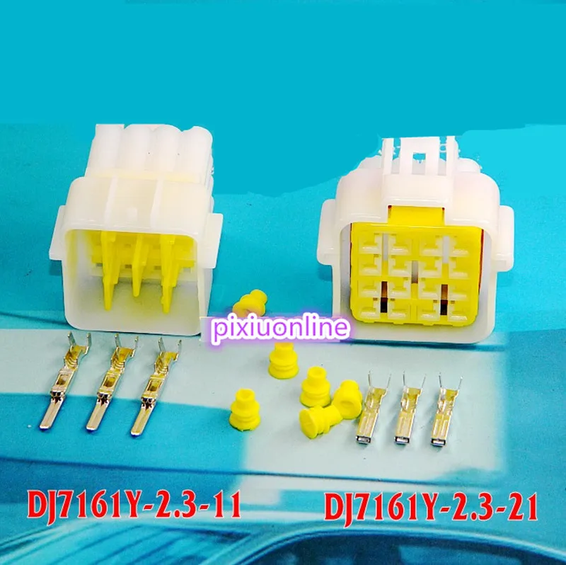 1 par YL749 16 Pin 2.3mm Terminal Conectores Auto Sensor De Modificação ...