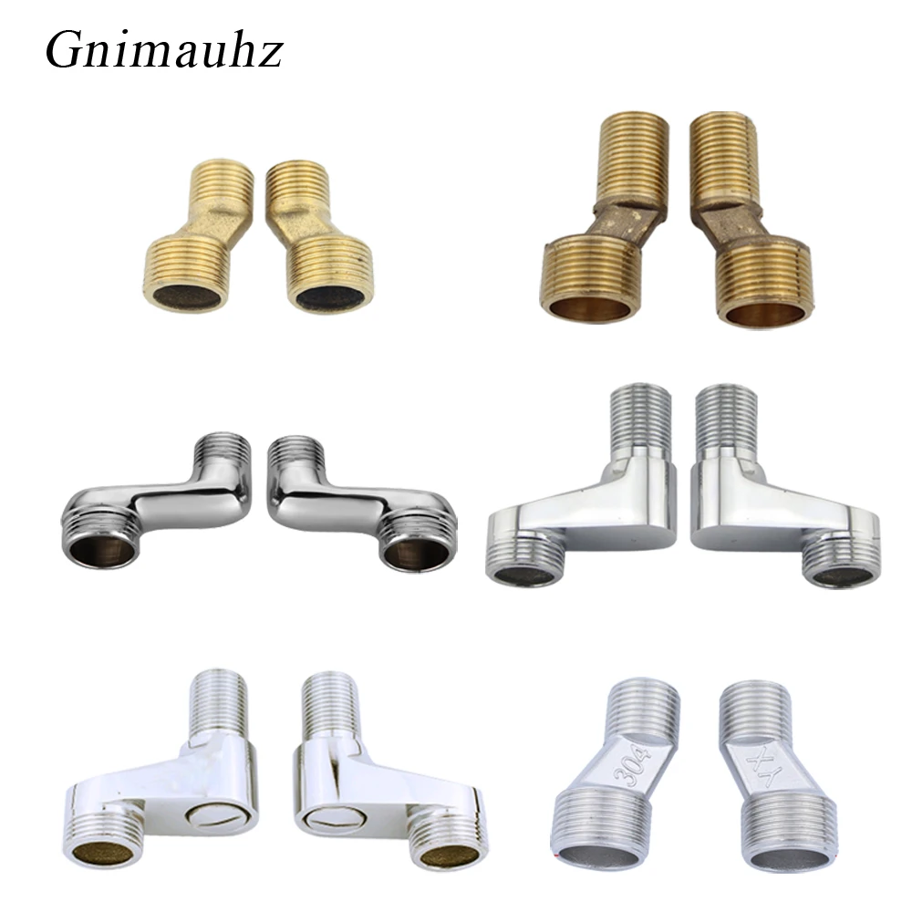 Shower Faucet Adjustable Adapter Solid Brass Wall Mounted Width ...