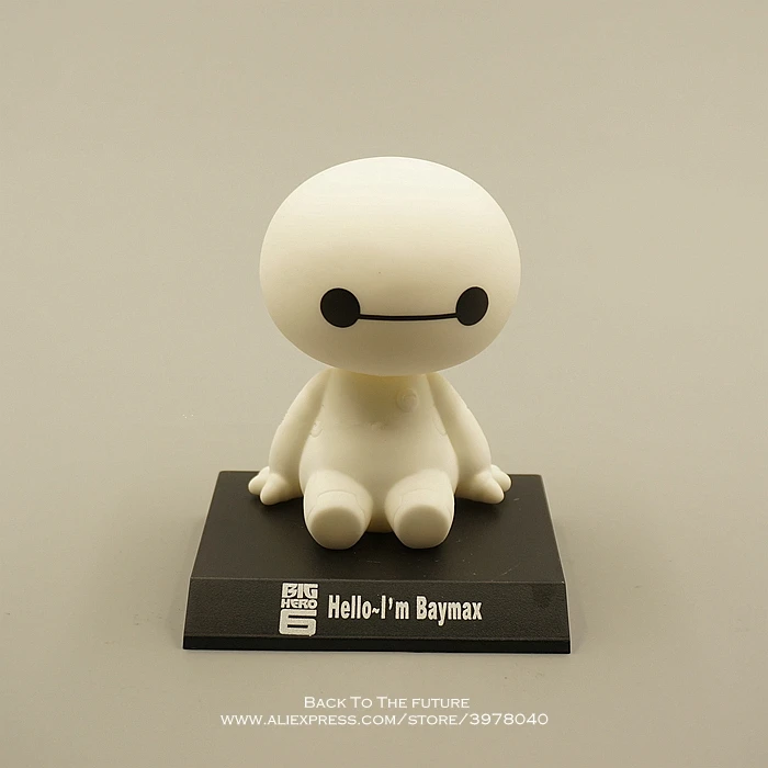 Disney Big Hero 6 Baymax 10cm mini PVC Action Figure Posture Mini Model ...