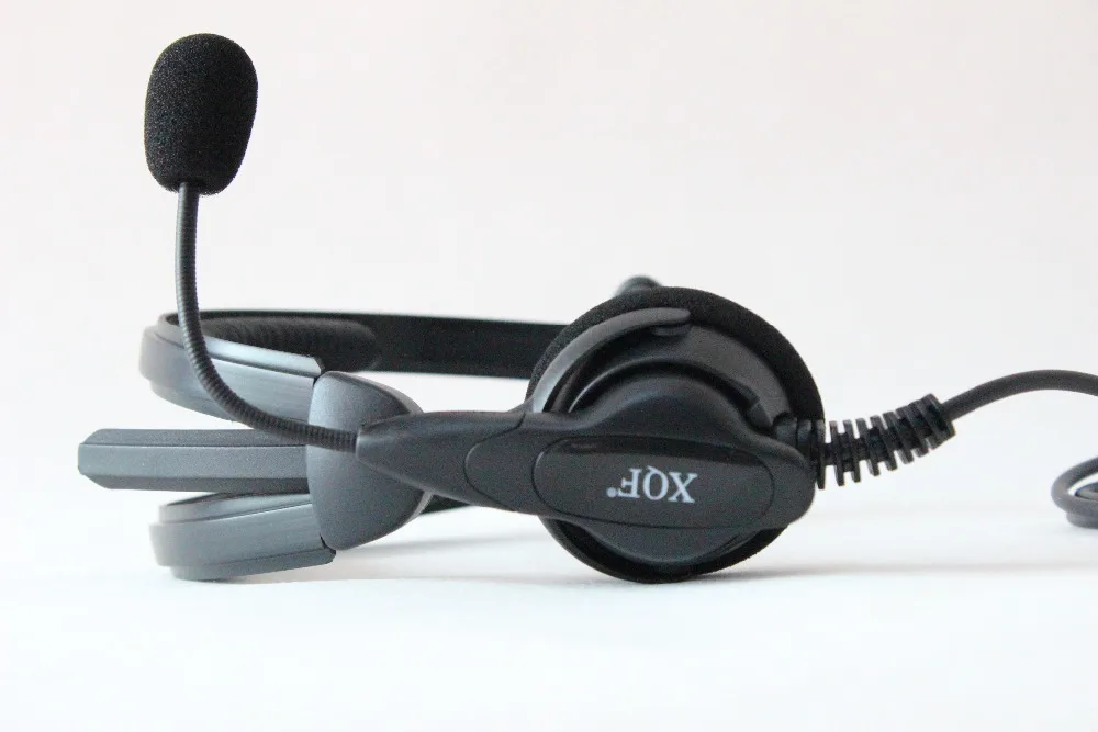 XQF New Headset PTT MIC High power Anti-noise Anti-wrestling speaker ...