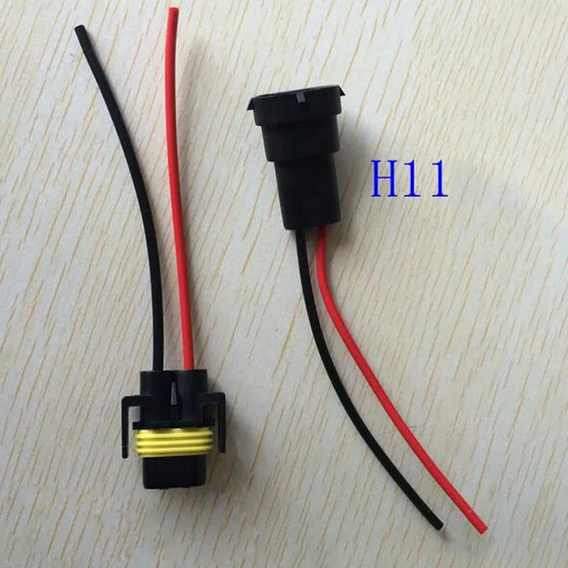 ZYHW Brand 10pcs H11 Car headlight socket connector|headlight socket ...