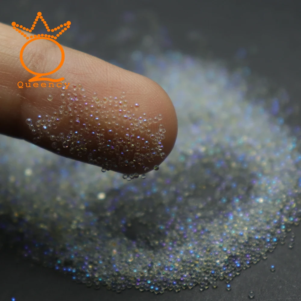 Caviar Beads Crystal Tiny Rhinestones For Manicure Glass Balls Micro ...