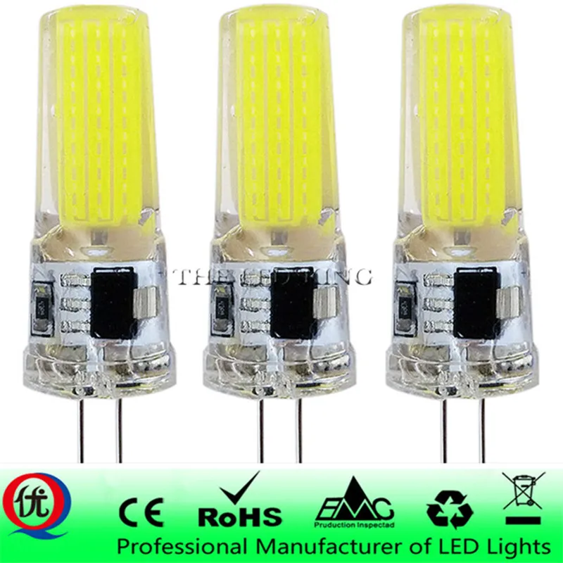 G4 LED Lamp AC DC 12V Mini Lampada LED Bulb G4 1505 COB Chip Light 360 ...