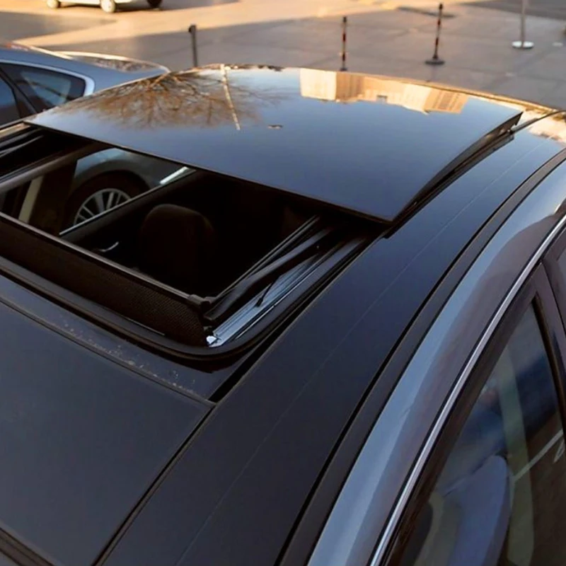 Glossy-Black-Car-Sunroof-Wrap-Roof-Film-Vinyl-DIY-Sticker-Waterproof ...