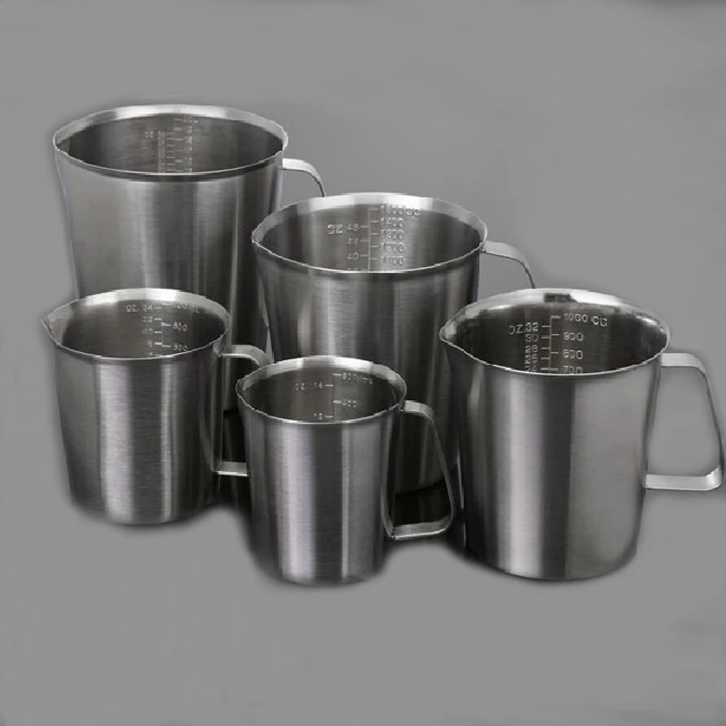 304-Large-mouth-Stainless-steel-measuring-cup-with-Handle-Graduated ...