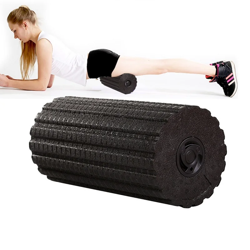 Yoga Blocks Pilates Foam Roller Massage Electric Vibration Foam Massage Roller For Fitness
