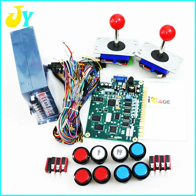 Arcade Parts Bundles Kit 60 In 1 Game Pcb With 8 Way Joystick ...