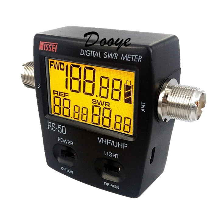 NISSEI RS 50 HF digital short wave standing wave power meter 1.6 60MHz ...