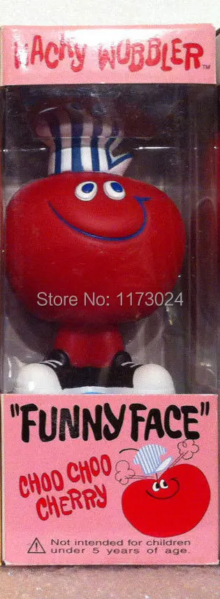 Clásico Pop Funko Funny Face Choo Choo cereza Wacky Wobbler Bobble Head ...