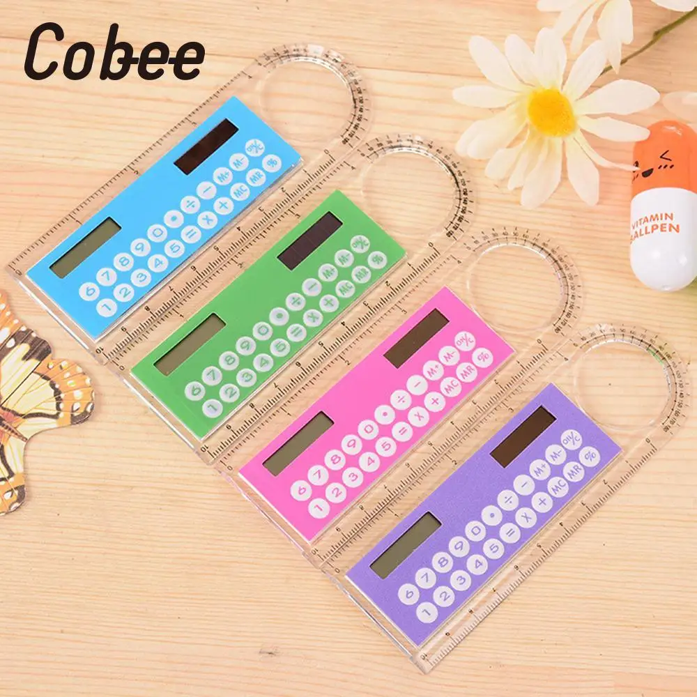 Cobee Ruler Calculator Creative Digital 2 in 1 10cm Stationery ...