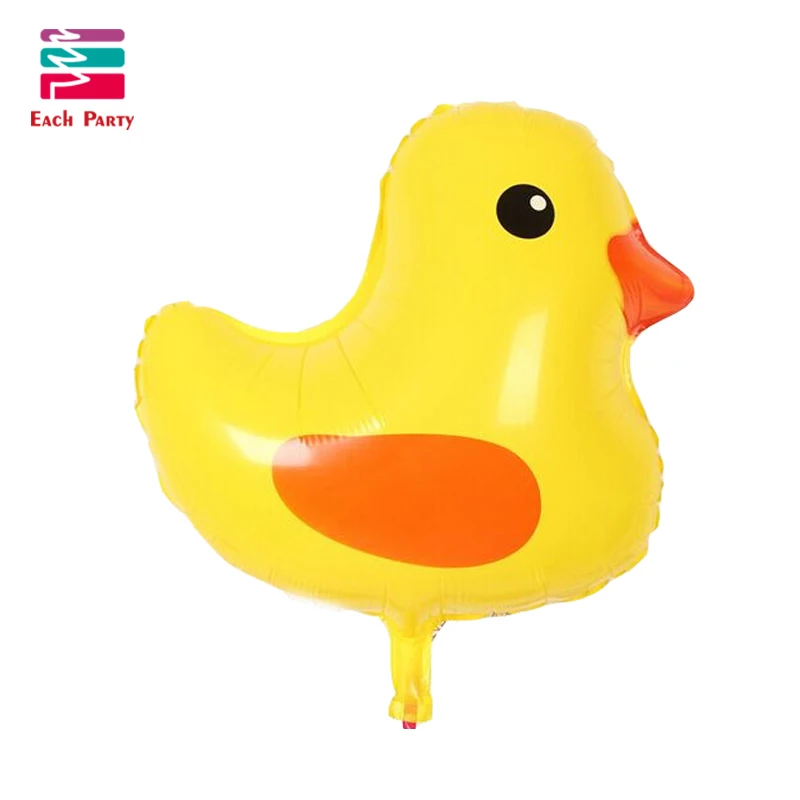 Yellow duck Foil Balloons Cartoon globos kids classic toys air balls ...
