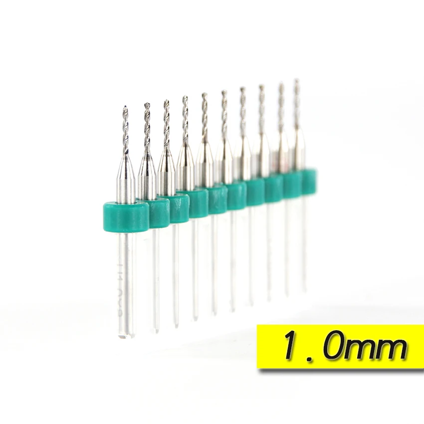 SSOOGTECH 10 Pcs 1.0mm Import Carbide PCB Drill Bits, Print Circuit ...