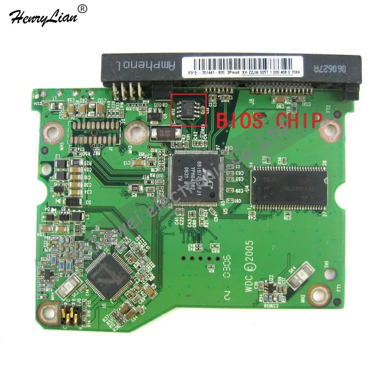 HDD PCB FOR /LOGIC BOARD/BOARD NUMBER:2060 701441 000 REV P1 F3*2 ...