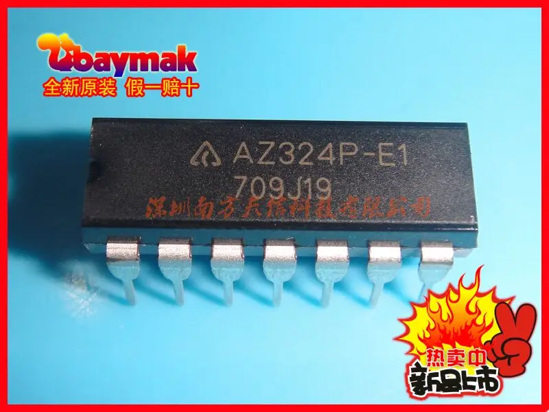50 PCS LM324P geração DIP14 AZ324P E1 original novo|generator electric ...