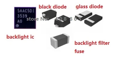 2 set/lote para iPhone 7/7 plus backlight correção IC diode filtros ...