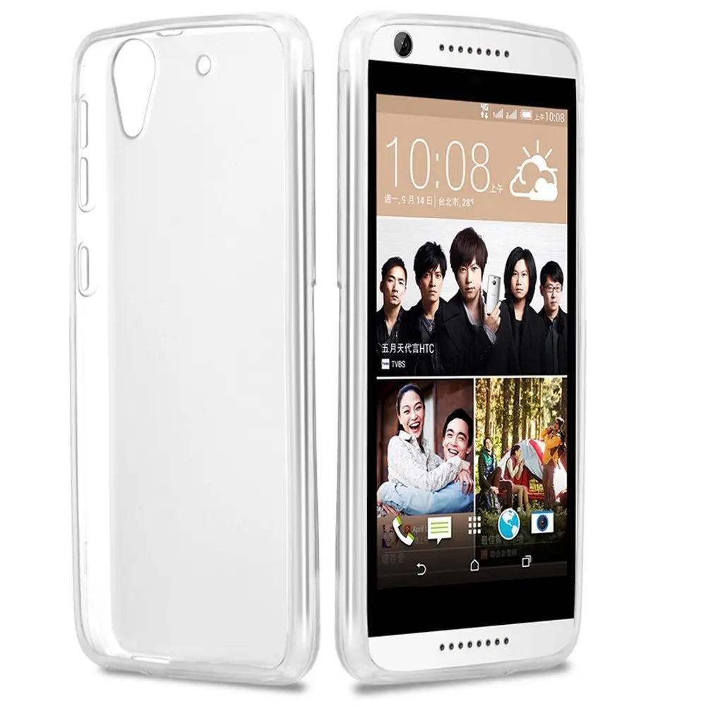Ultra Thin Soft TPU Transparent Silicone Clear Case Cover for HTC ...