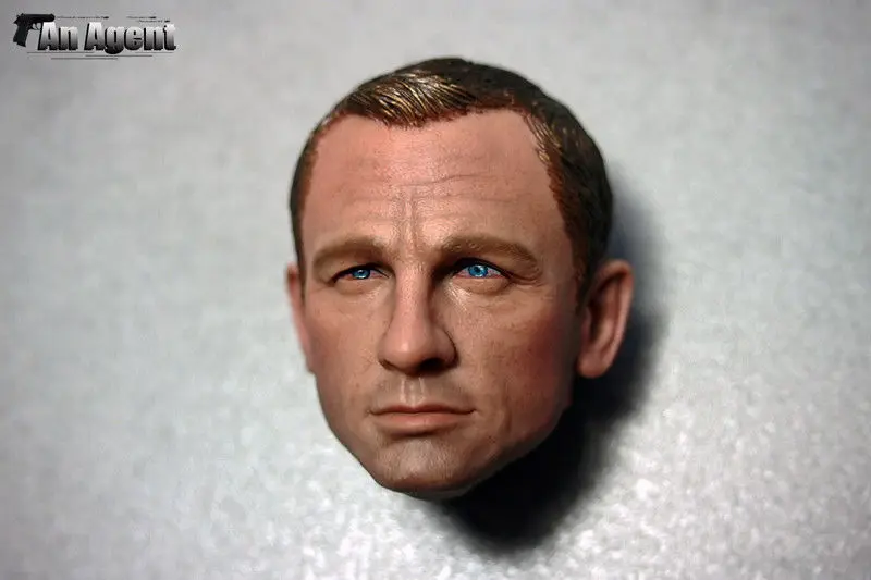 Custom 1/6 Daniel Craig head 3.0 James Bond agent 007 Skyfall Spectre ...