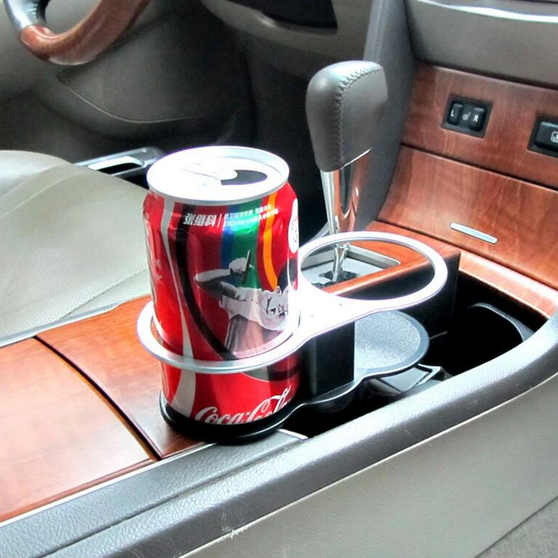 Universal Car Double Wedge Between Seat Dual Drink Cup Water Beverage ...