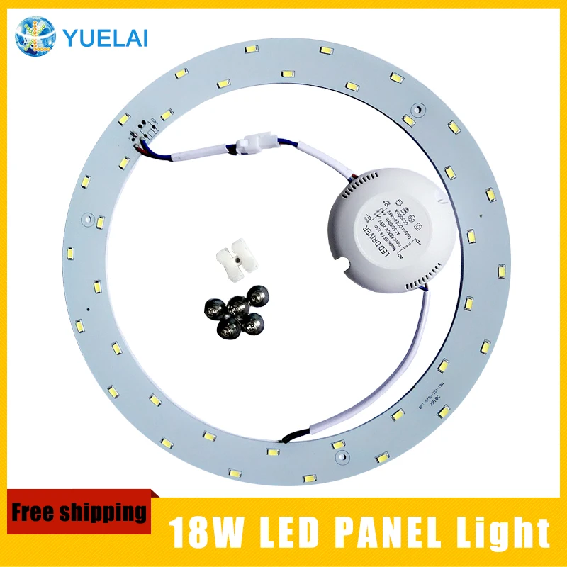 18W-LED-PANEL-Circle-Light-AC85v-265V-SMD-5730-LED-Round-Ceiling-board ...