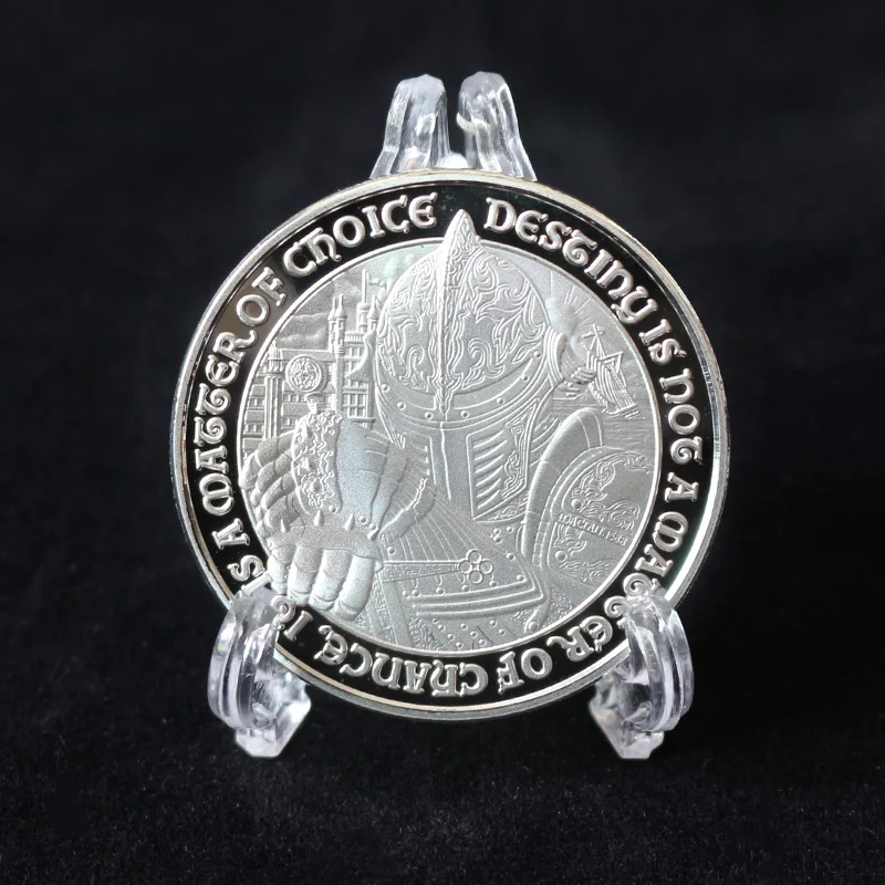 1Pcs New Arrived Sliver Coin Fate Knight Commemorative Coin Personal ...