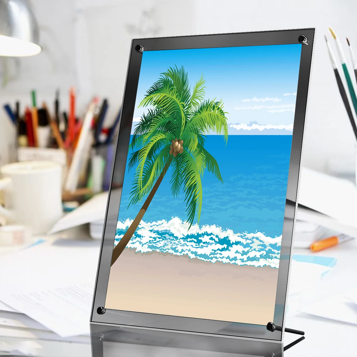 A4 Photo Frame Acrylic Picture Poster Wall Frame Modern Photo Picture ...