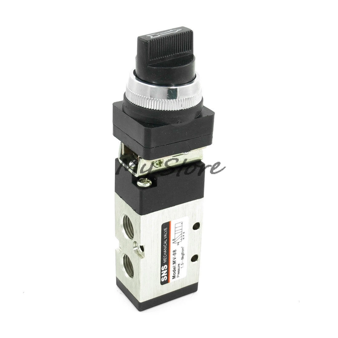 MV 08 1/4" PT Thread Input 2/5 Way Long Selector Knobs Air Mechanical ...