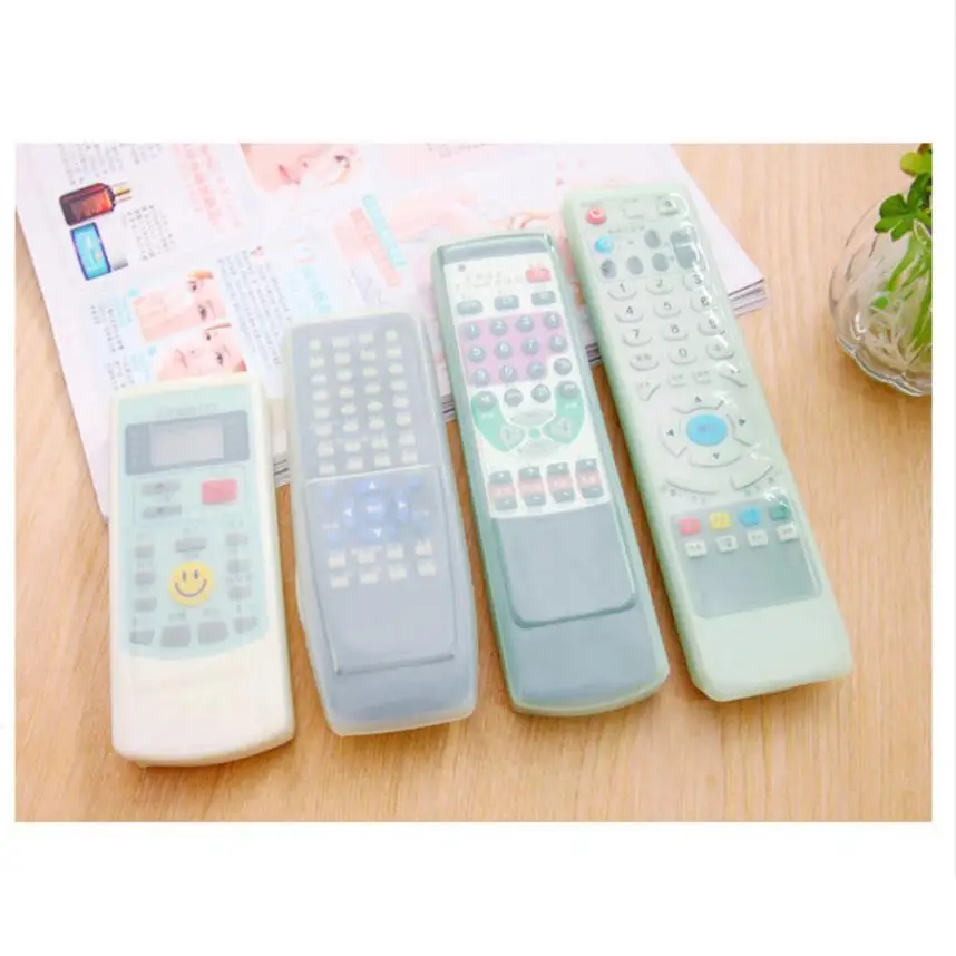1PC Silicone TV Remote Control Covers Set Waterproof Dust Silicone ...