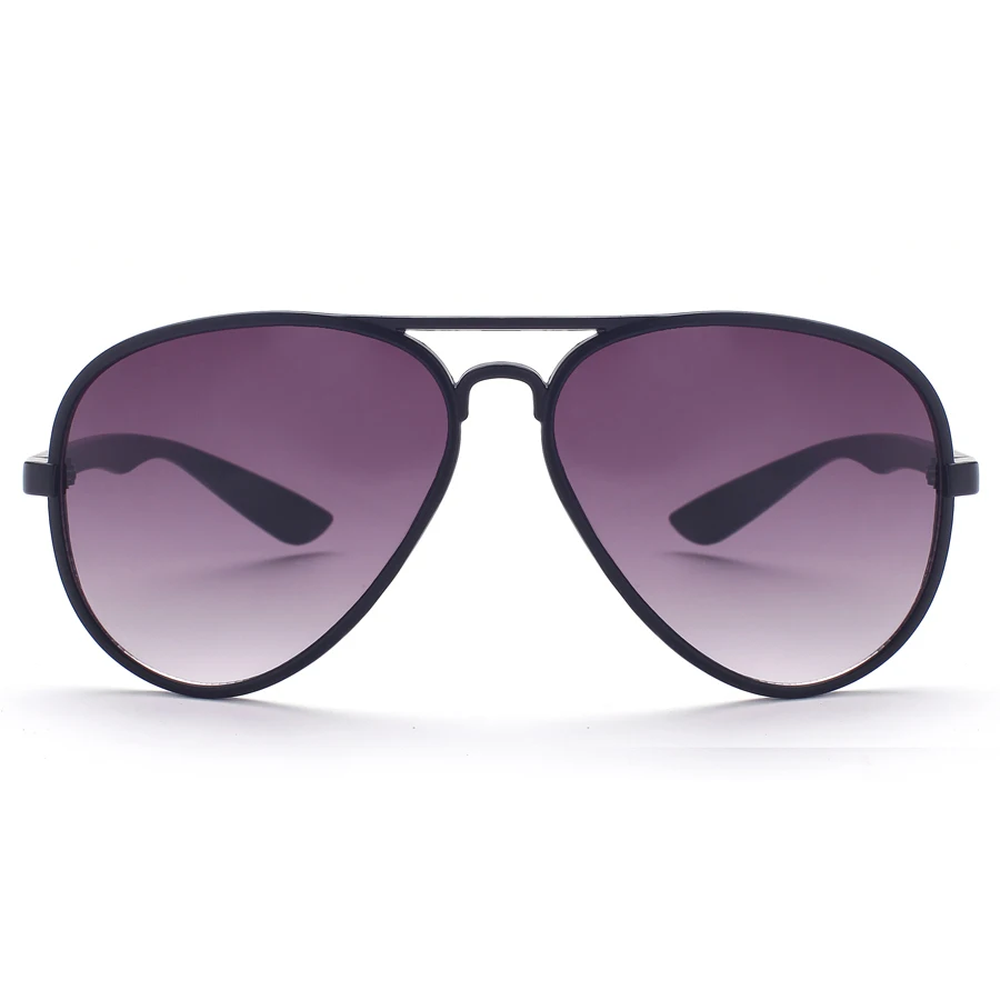 Laura Fairy Fashion Unisex Black Aircraft Sunglasses Gradient Uv400 Men