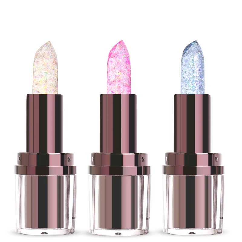 2017 Hot Diamond Shimmer Lip Gloss Liquid Lipstick Non Stick Cup Long Lasting Moisturizer