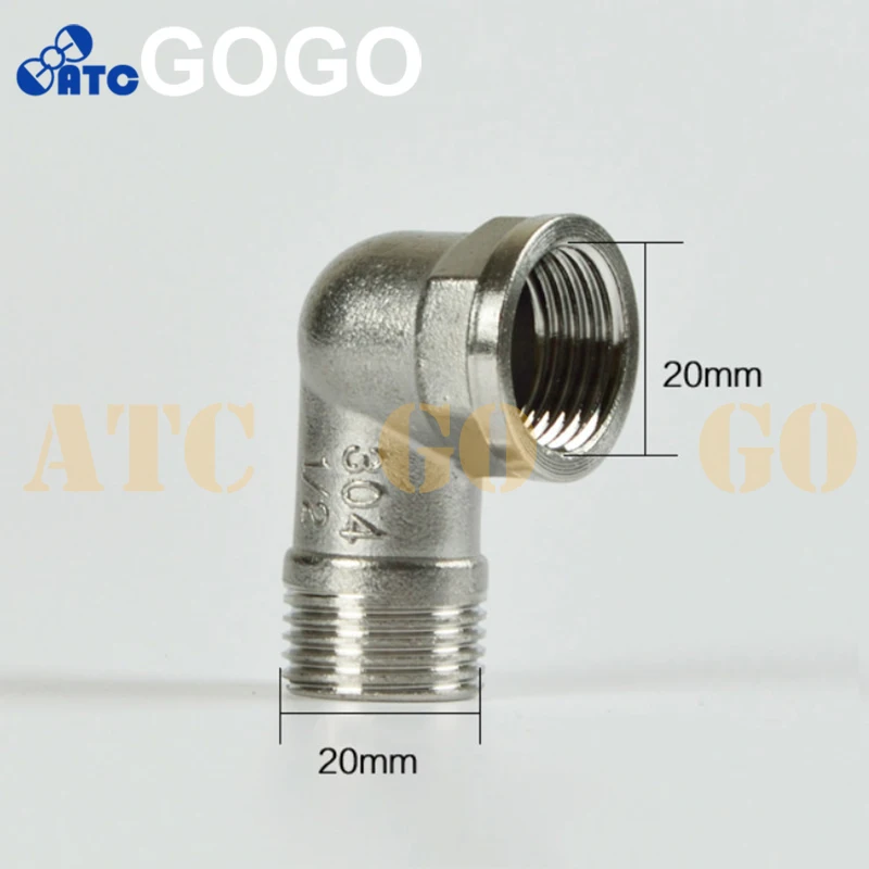 Free shipping stainless steel high quality female and male thread DN15 ...