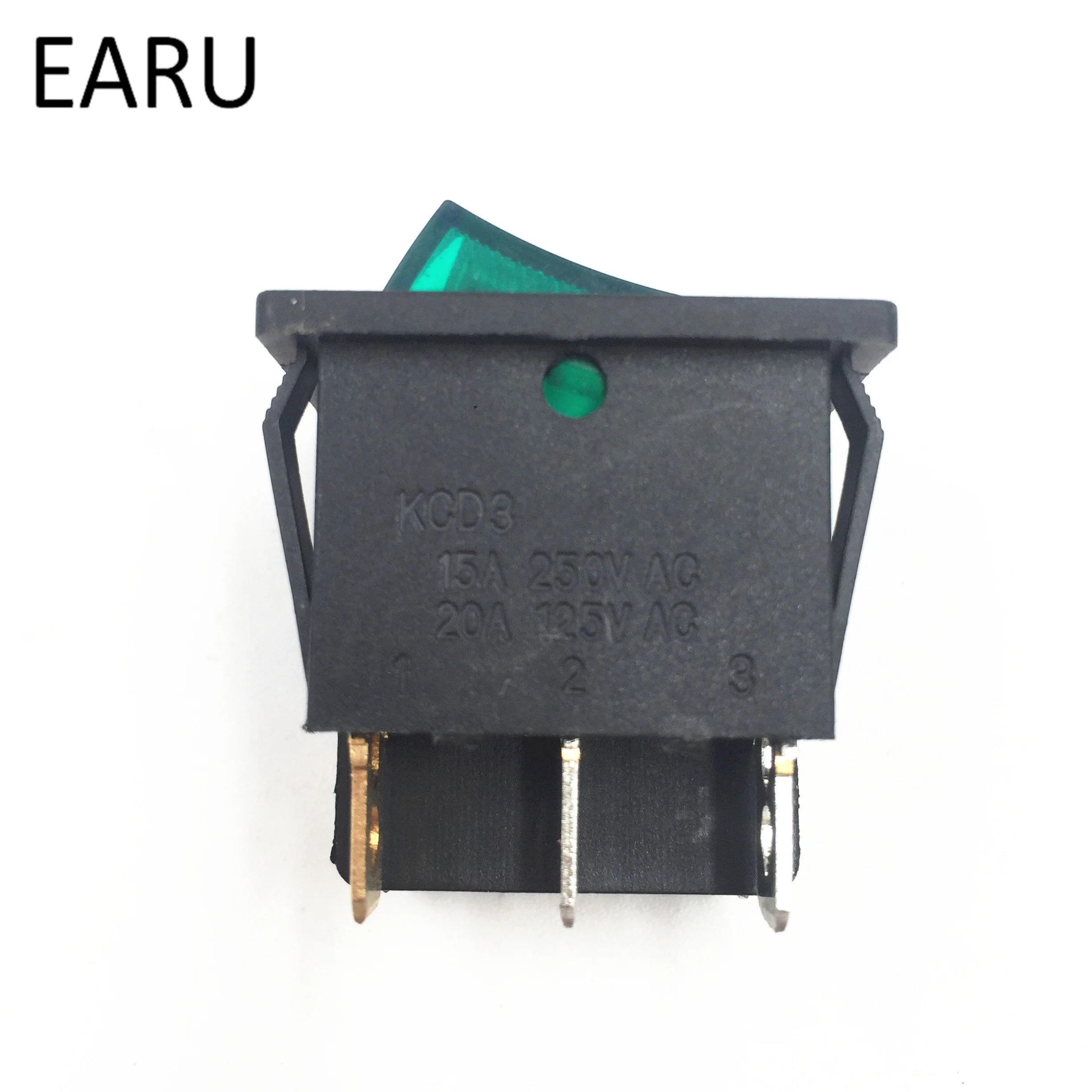 Red Green -Interrupteur à bascule pour Double bateau,modèle KCD3,6 ...