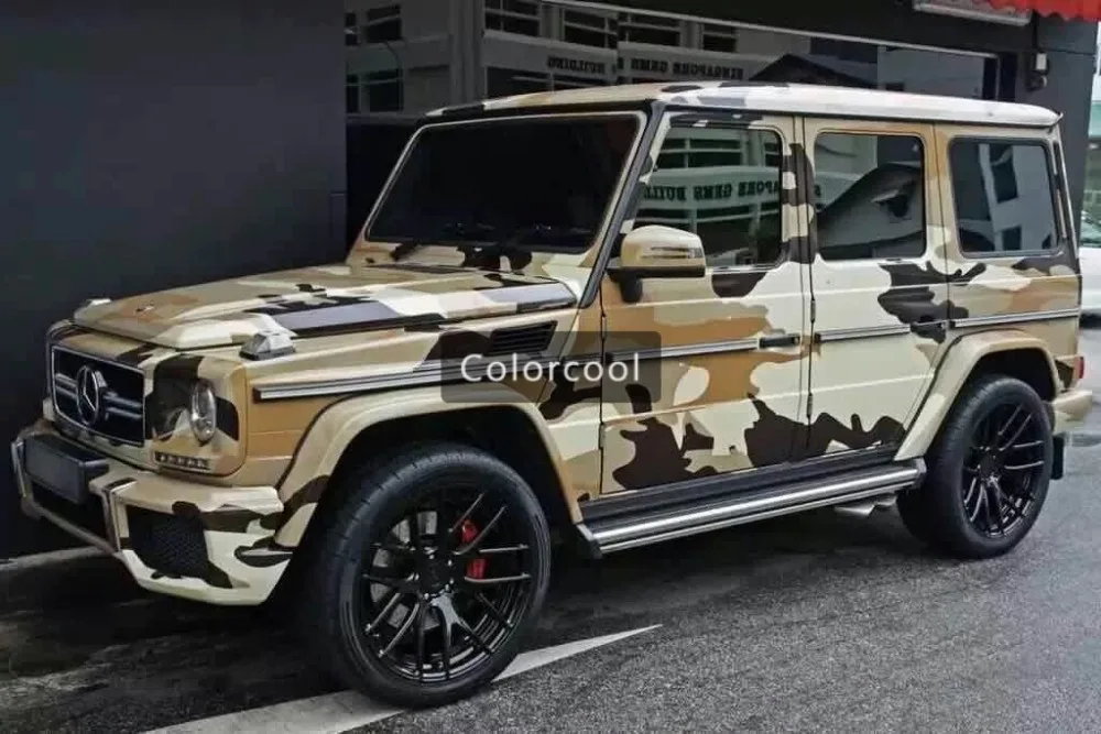 Camouflage Custom Car Sticker Bomb Camo Vinyl Wrap Car Wrap With Air ...