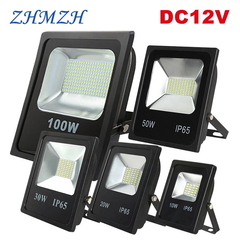 DC12-80V-LED-Floodlight-10W-20W-30W-50W-100W-IP66-DC-12V-Light ...