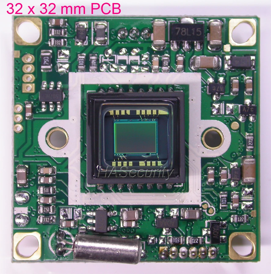 Pcb 32x32mm Effio-e 1/3 Sony Ccd Icx811 Sensor Cxd4140 Cctv - AliExpress