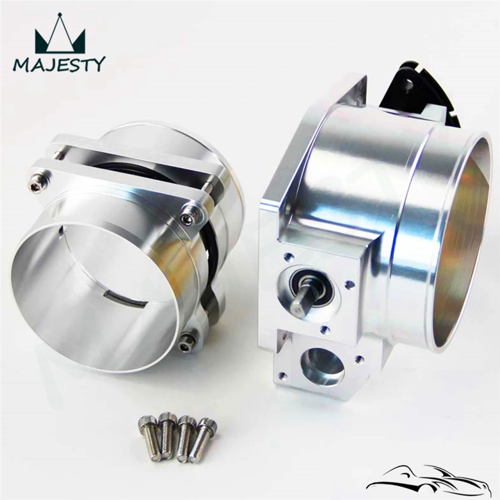 Throttle Body 92mm+ Mass Air Flow Sensor MAF End Intake Adapter For C ...