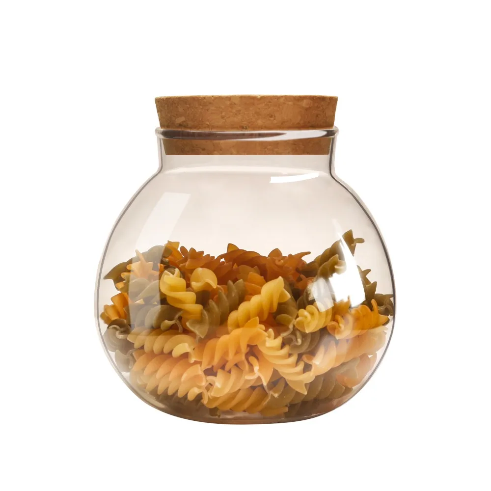 Recipiente de almacenamiento de vidrio de 350ML, bote de vidrio de ...