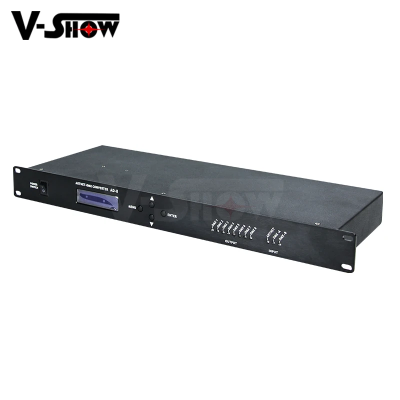 Euro 1pc Artnet Dmx Controller 8 Port Converter Output 8x512 4096 ...