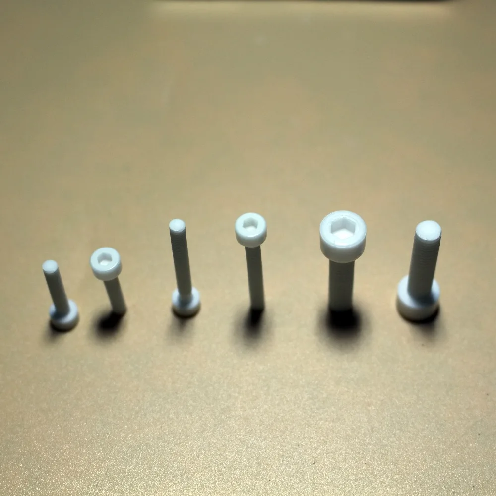 Zirconia ceramic screw / antioxidant, high temperature resistant, acid ...